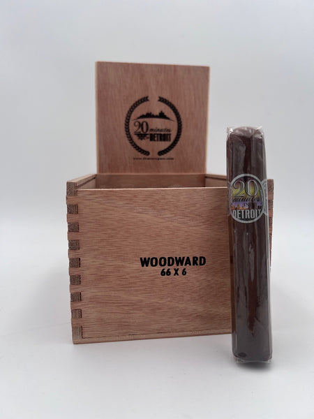 20 Minutes in Detroit: Woodward 6x66 (BOX OF 20) – La Casa Cigars - 20 ...