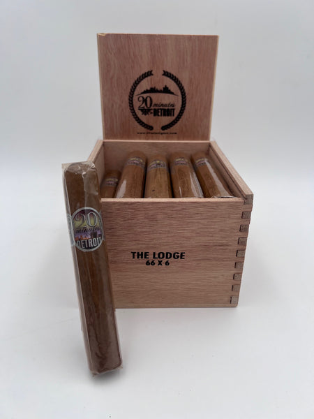 20 minutes in Detroit: THE LODGE 6x66 (BOX OF 20) – La Casa Cigars - 20 ...